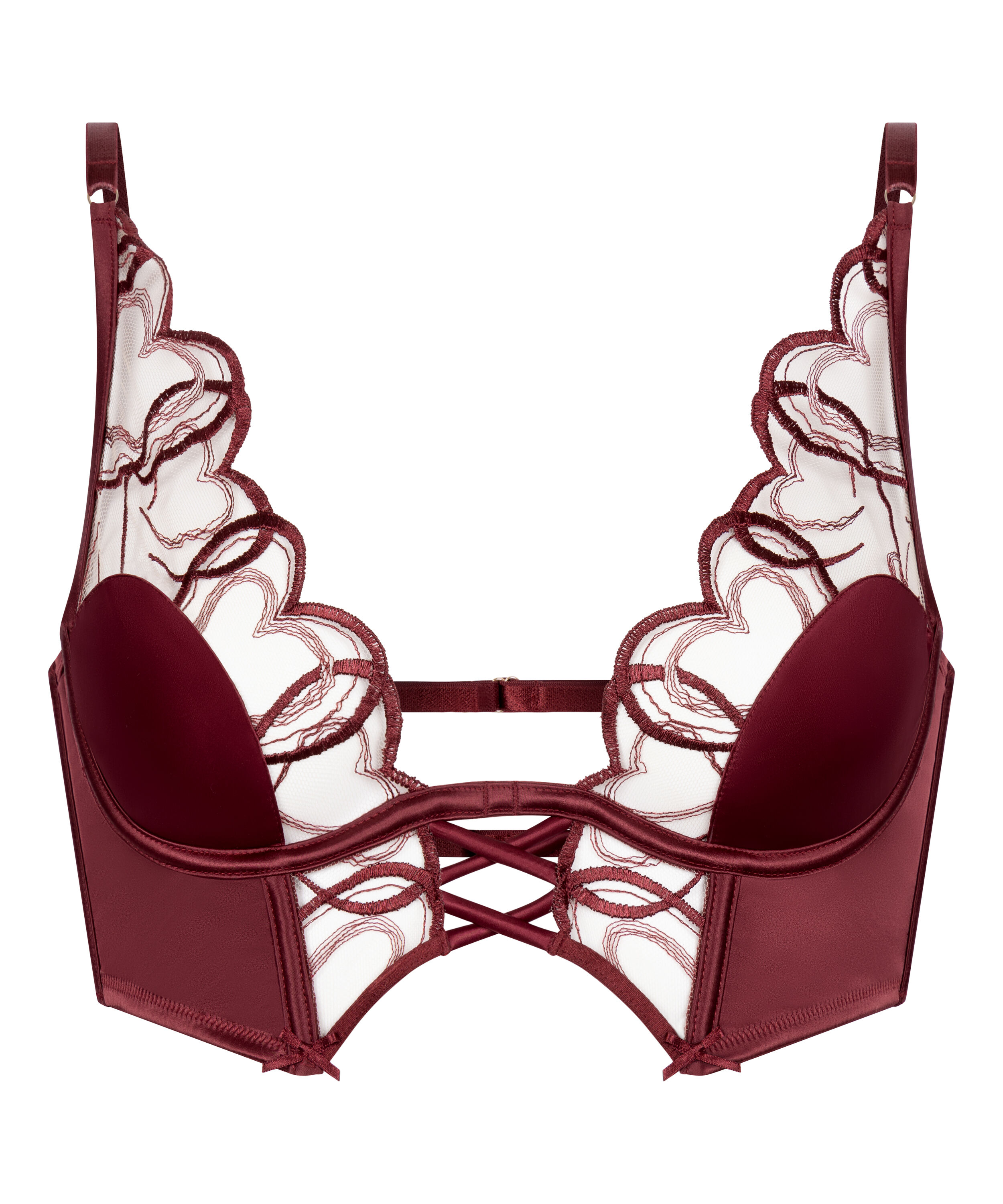 Olivia Unwattierter Longline-Bügel-BH - Unwattierte BHs - Hunkemöller