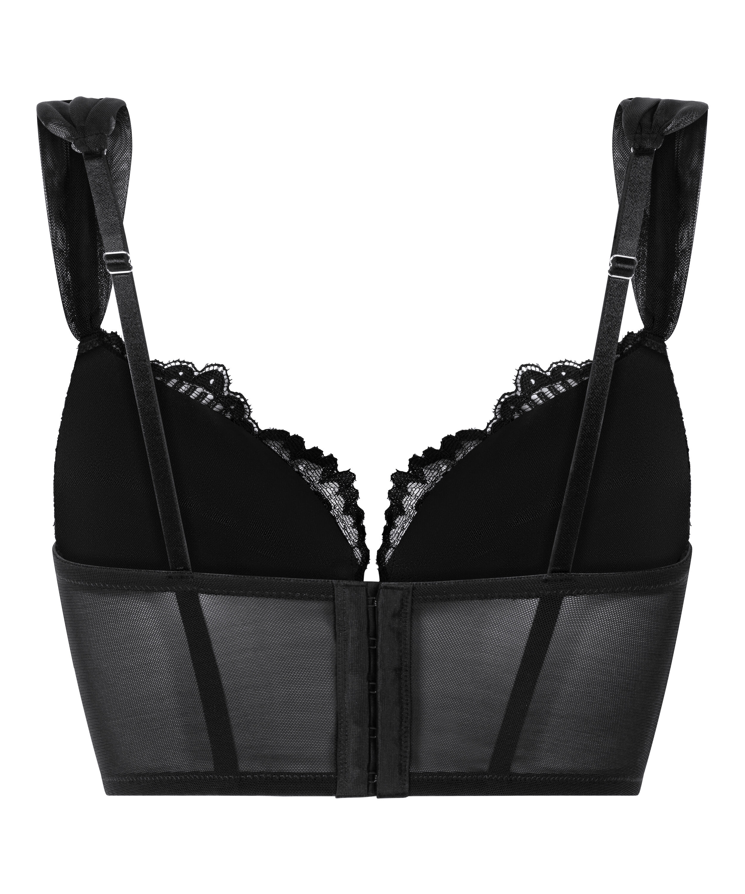 Whitney Gepolsterter Longline-Push-up-BH mit Bügel - Push-up BHs ...