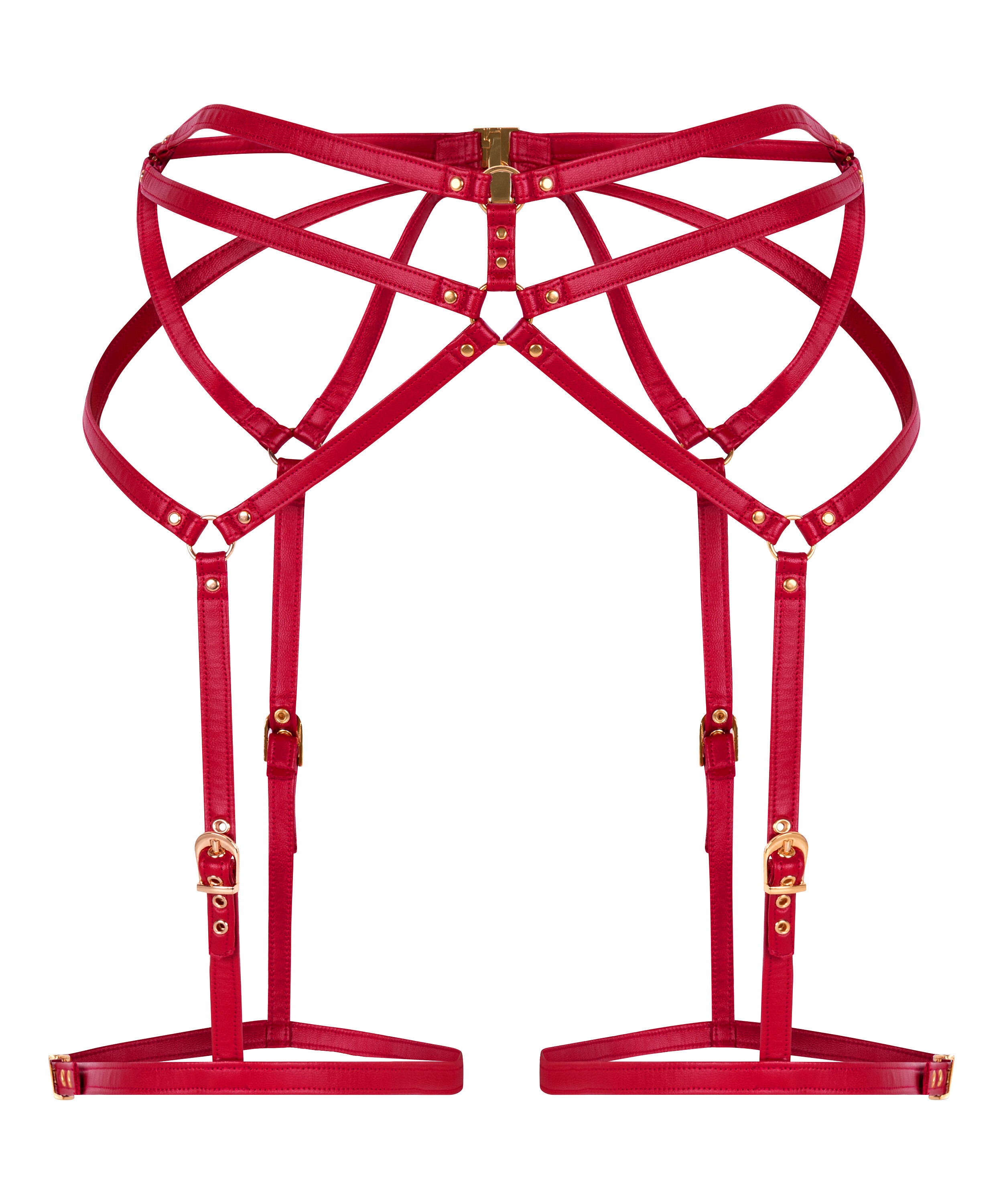 Private Strumpfhalter - Rot - Private Kollektion - Hunkemöller