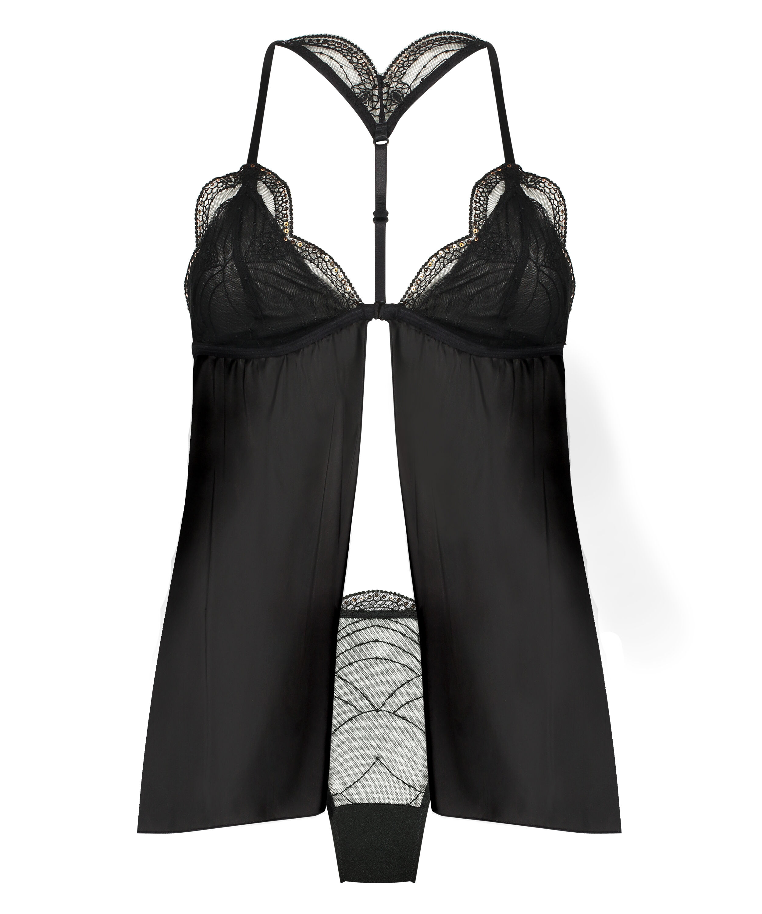 Babydoll Ruby - Schwarz - Babydolls & Negligés - Hunkemöller