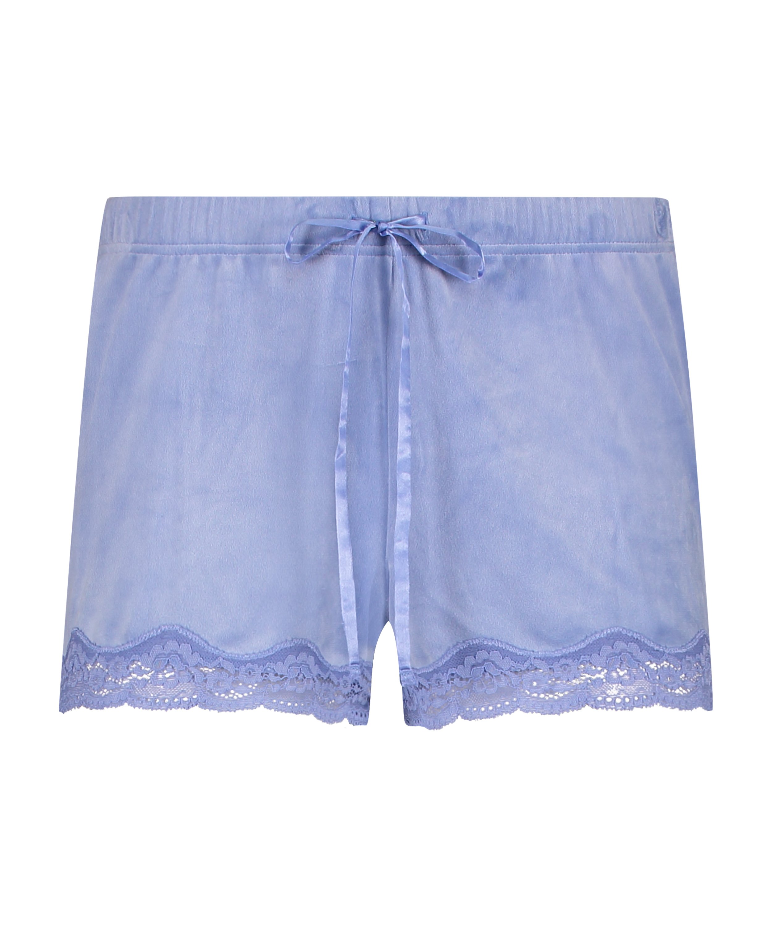 Shorts aus Velours mit Spitze für 26.99€ - Hosen - Hunkemöller